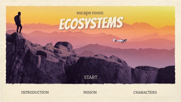 escape room ecosystems | Genially