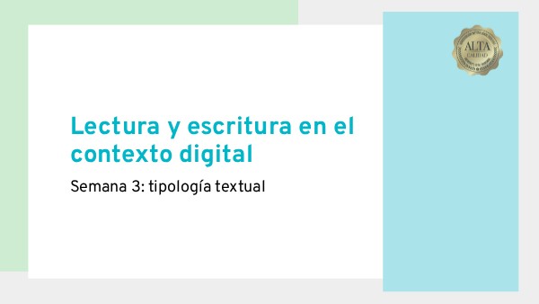 Semana 3 - contexto | Genially