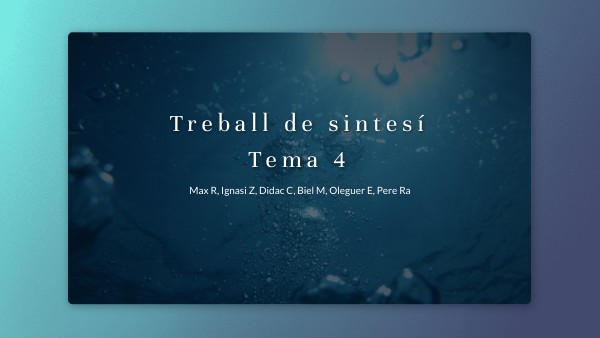 PRESENTACIÓN OCÉANO | Genially