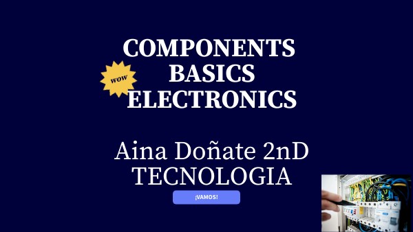 Presentació components basics electronics | Genially