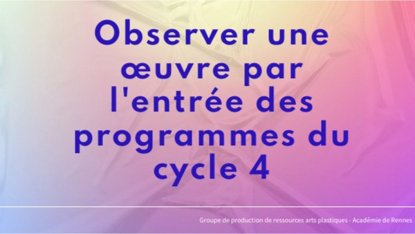 Analyse d’œuvres expe pilote_Chloé & Lydie | Genially