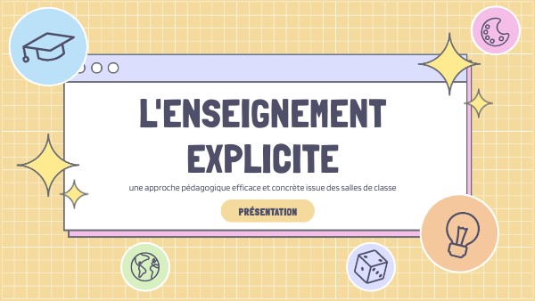 L'enseignement explicite - Doc partagé | Genially