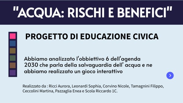 Acqua rischi e benefici - trivial