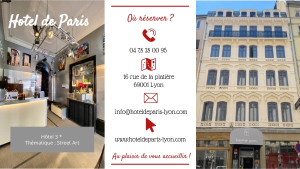 Dépliant Hôtel de Paris | Genially