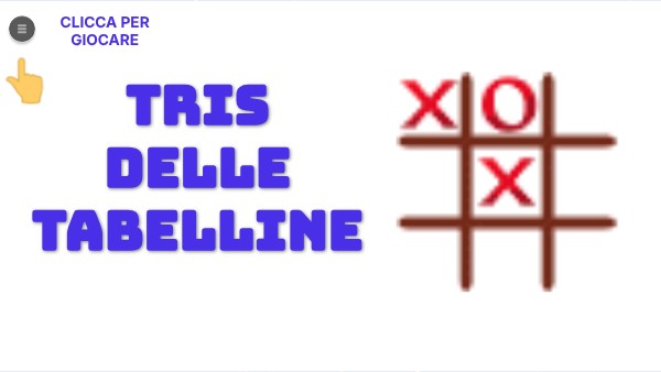 TRIS DELLE TABELLINE | Genially