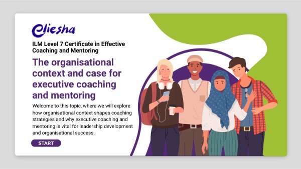 Topic 3: Organisational Context and Coaching Strategy | Genially
