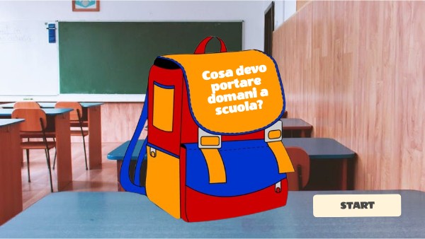 Cosa devo portare a scuola domani? | Genially