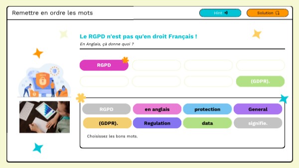 Mots en désordre édu | Genially