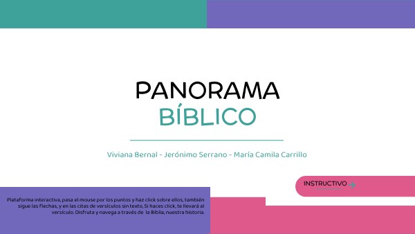 Panorama Bíblico | Genially