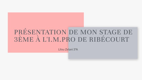 Orale dnb blanc : stage de 3 ème | Genially