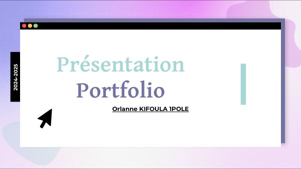 Portfolio design numérique | Genially
