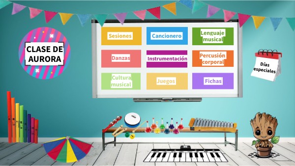 Clase de Música de Aurora | Genially