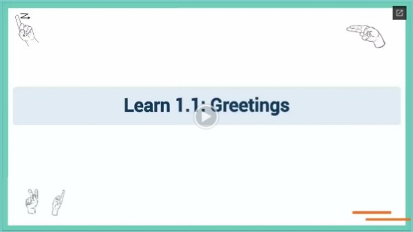 Learn 1.1 Greetings | Genially