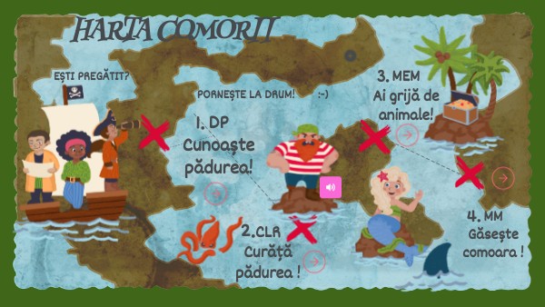 Harta comorii | Genially