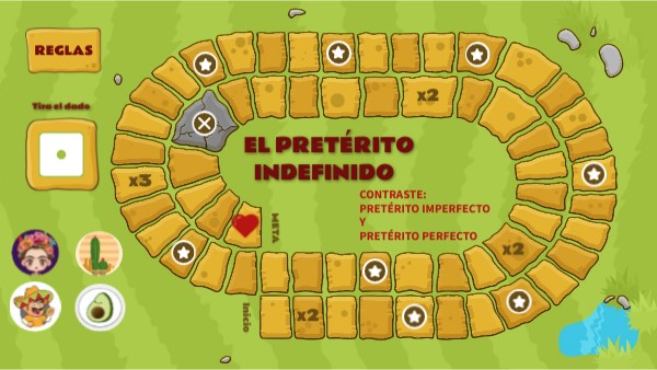 JUEGO DE LA OCA - Pretérito indefinido | Genially