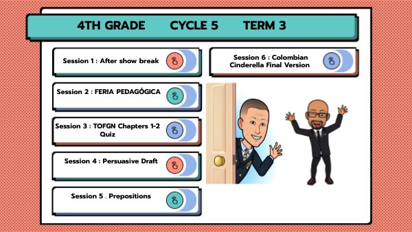 Cycle 4 term 3 4th grade | Genially