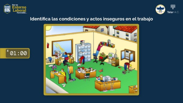 Condiciones y actos inseguros en el trabajo