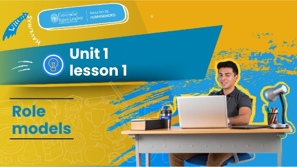 Session 1: presentation of the topic: Role models | Genially