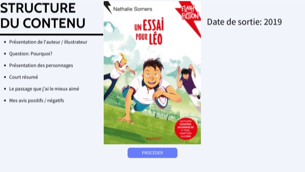 Un essai pour Léo | Genially