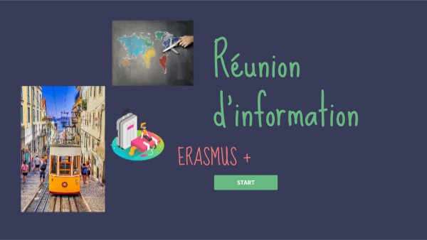 ERASMUS + REUNION D'INFO