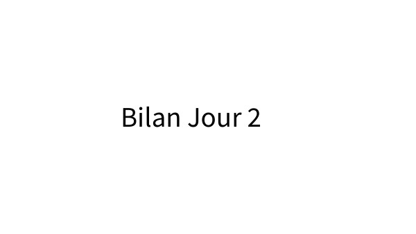 Bilan J2 Genially