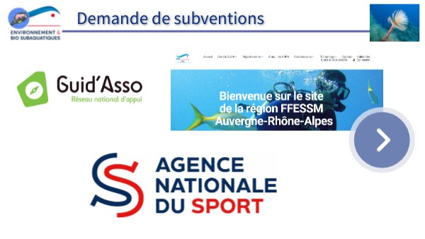 Subventions commission TUTO | Genially