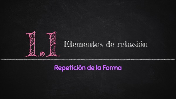 Tema 1: Elementos de relación de la forma | Genially