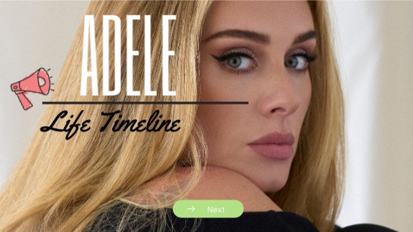 TIMELINE ADELE | Genially