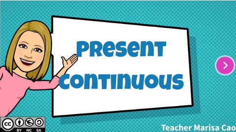 Present Continuous Game | Genially