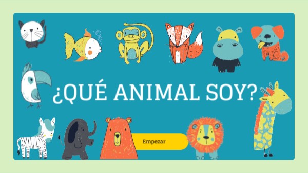 ADIVINA QUÉ ANIMAL SOY | Genially