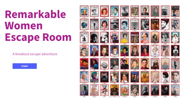 REMARKABLE WOMEN ESCAPE ROOM | Genially