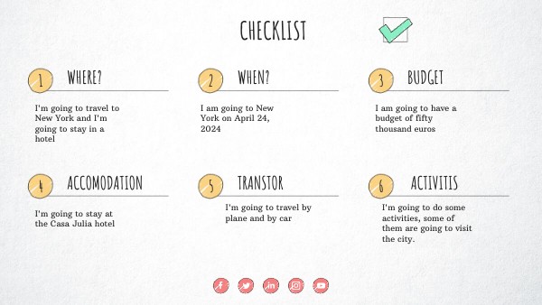 CHECKLIST VISUAL THINKING | Genially