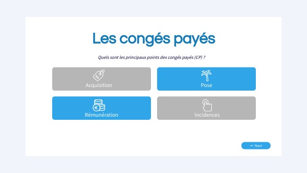 Copie - Module RH - Congés payés | Genially