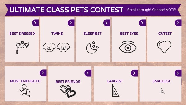 Ultimate Class Pets Contest | Genially
