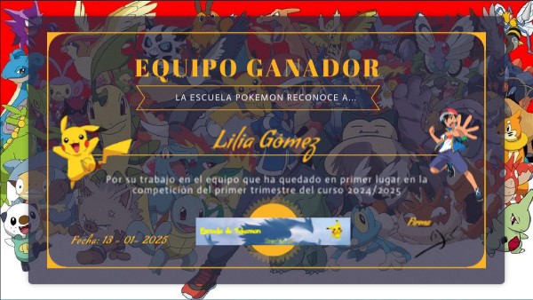 DIPLOMA POKEMON 2º | Genially
