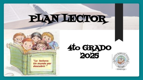PLAN LECTOR - ABRIL 5to 2024 | Genially