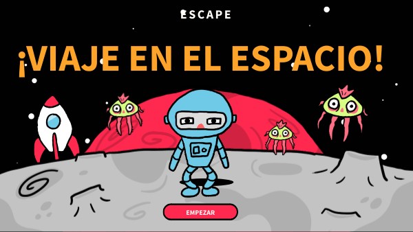 Escape game viaje en el espacio | Genially