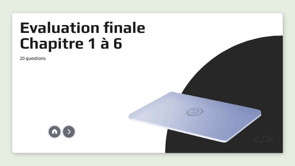 Chapitre 1 à 6 | Genially