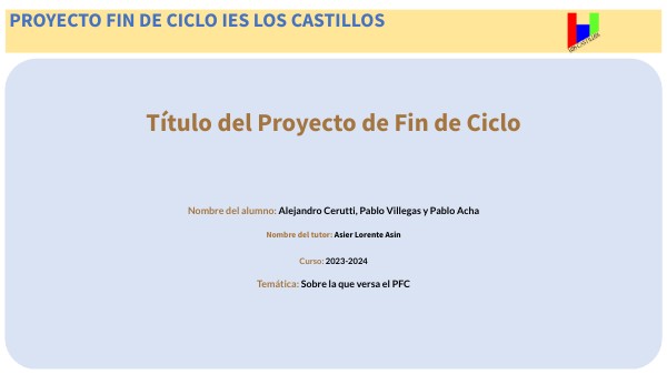 Proyecto Final | Genially