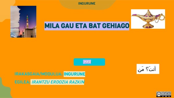 Euskera - IDU ingurune | Genially