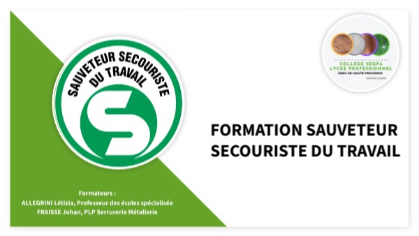 Formation SST - Johan | Genially