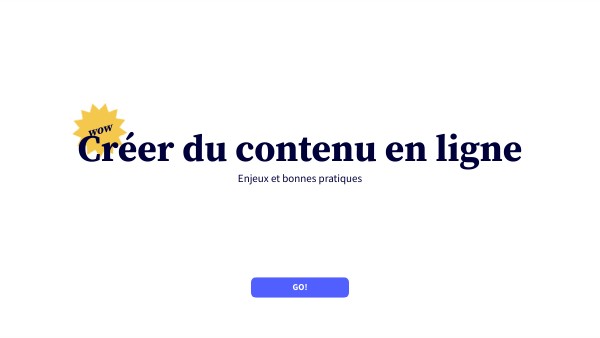 Atelier - Draft Marion | Genially