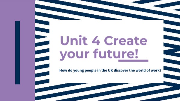 3e - 4.Unit 4 Create your future! | Genially