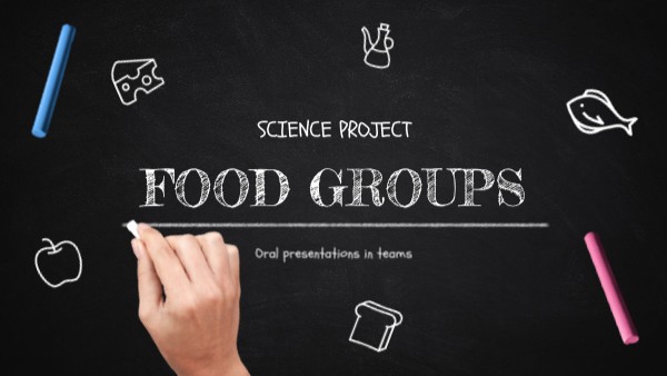 Science Project - Food groups | Genially