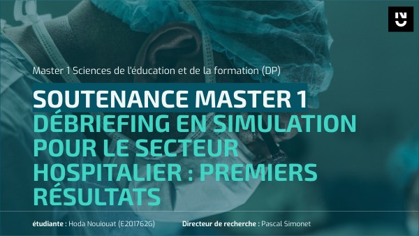 Soutenance M1 | Genially