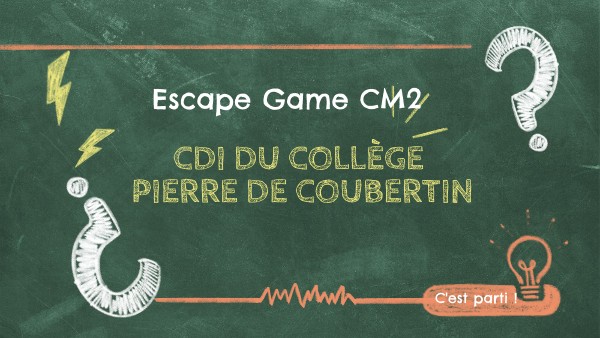 Escape Game CM2 - G4