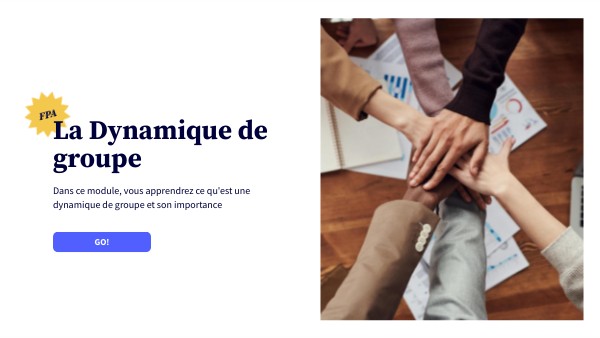 La dynamique de groupe + ev | Genially