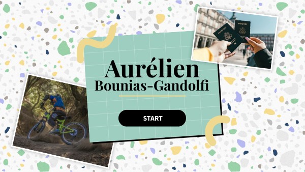 Protfolio Aurélien BOUNIAS-GANDOLFI | Genially