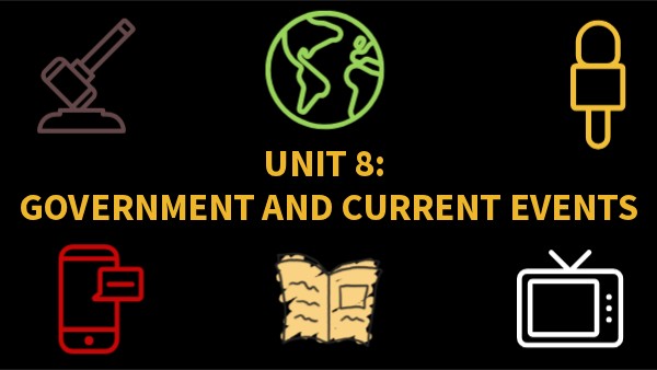 ASL 2: UNIT 8: GOVERNMENT AND CURRENT EVENTS | Genially