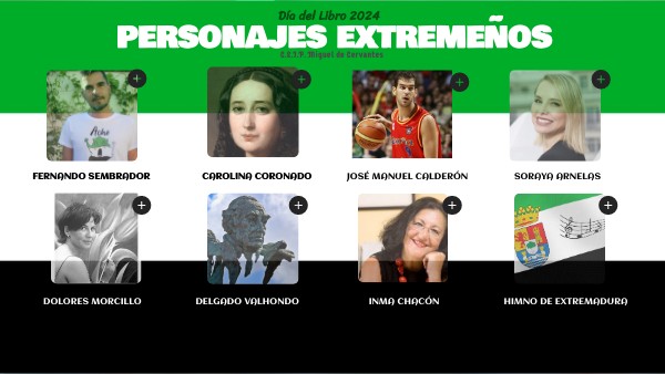 PERSONAJES EXTREMEÑOS | Genially